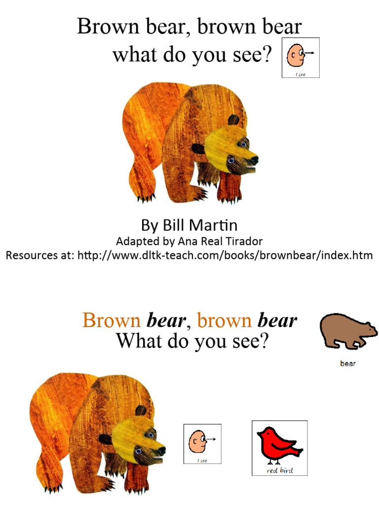 Brown Bear Story and Resources | PDF
