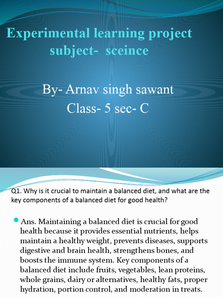 Science Elp | PDF | Healthy Diet | Diet (Nutrition)