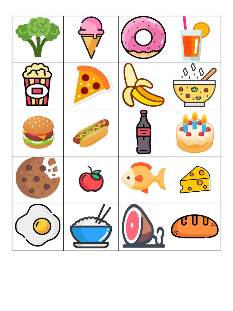 Food Flashcard | PDF