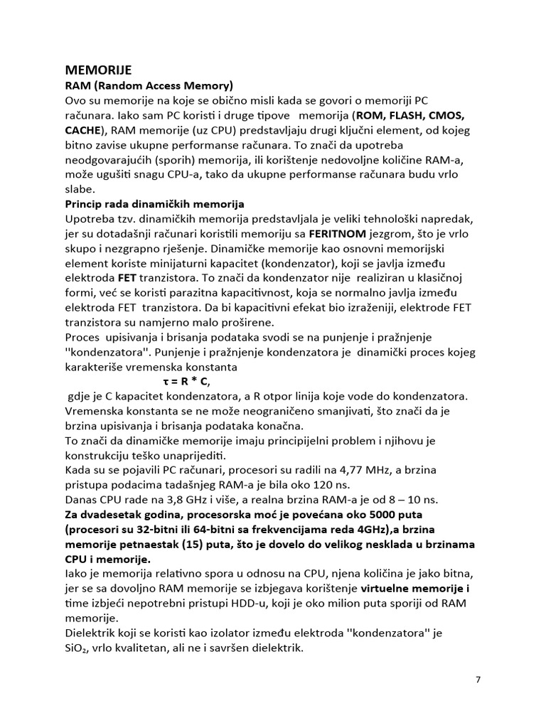 7.,8. I 9..MEMORIJE | PDF
