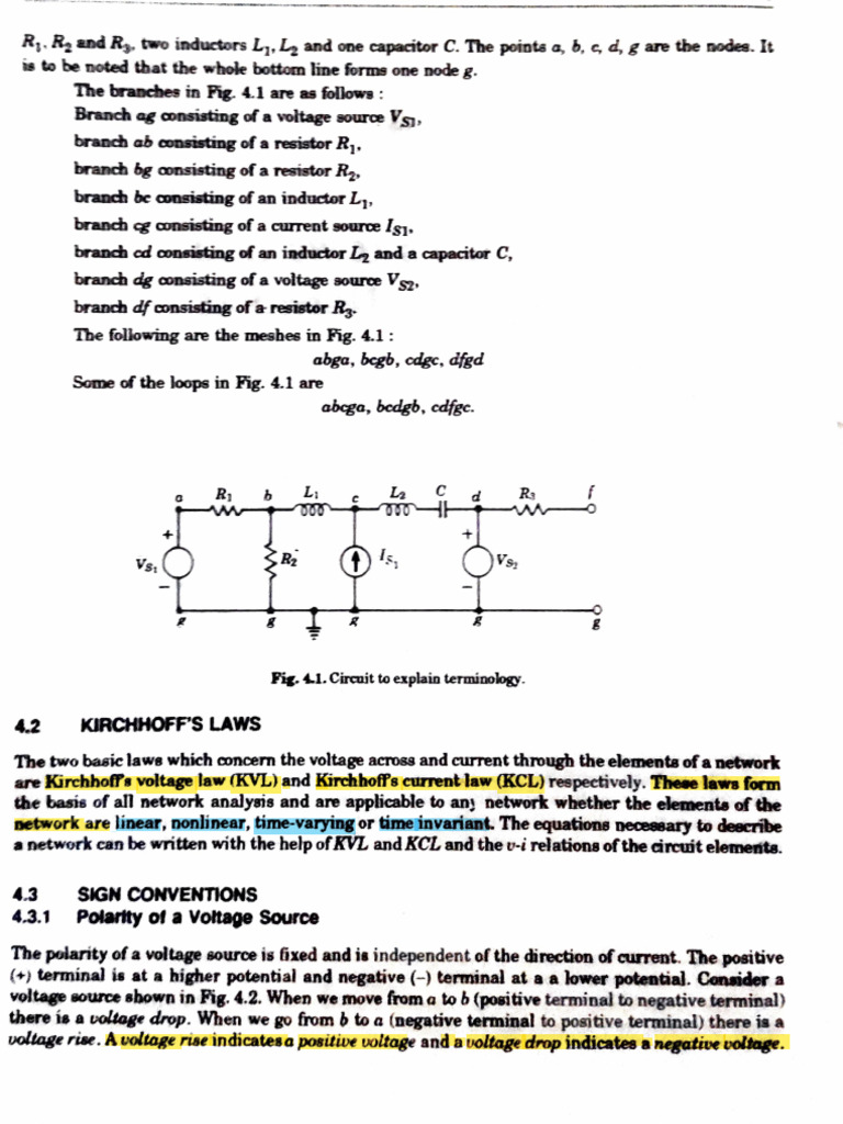 KVL and KCL | PDF | Electrical Network | Voltage