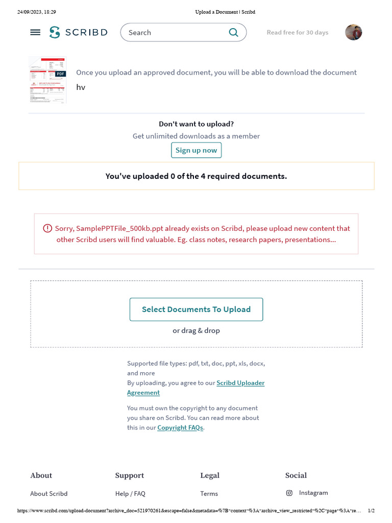 Upload A Document - Scribd | PDF | Scribd | Mass Media