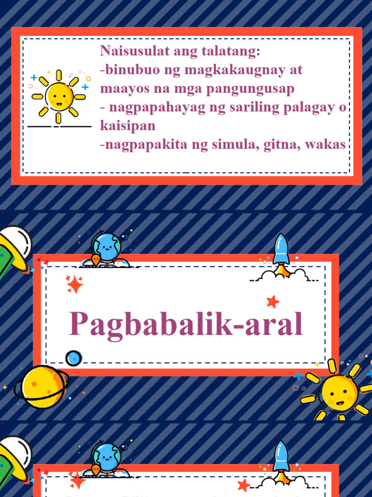 Pagsulat NG Talata - Filipino 8 | PDF