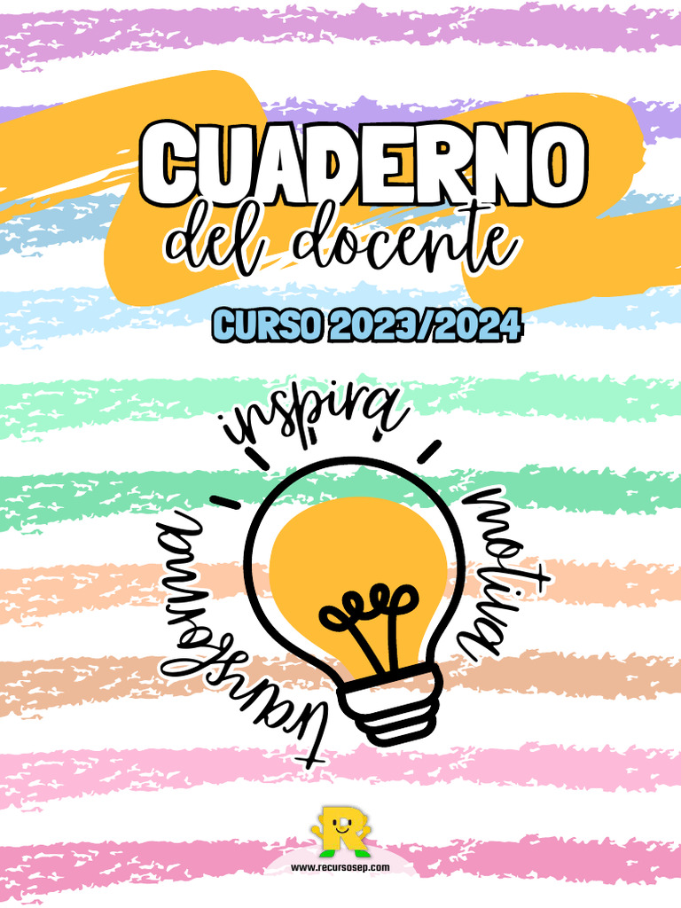 Cuaderno del Docente 2023/2024 | PDF