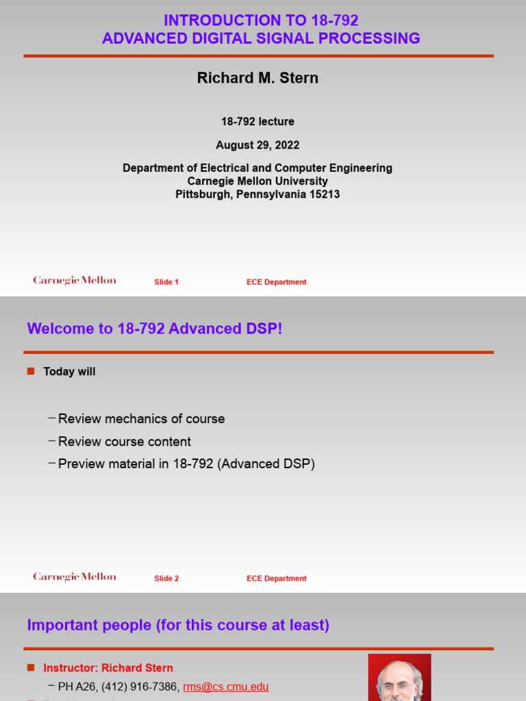 Intro ADSP | Download Free PDF | Digital Signal Processing | Electronic Engineering
