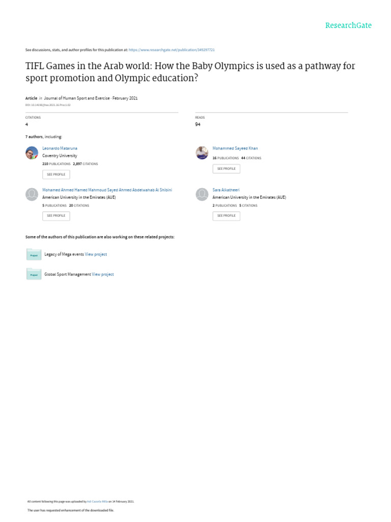 Read 1 - Baby Olympics | PDF