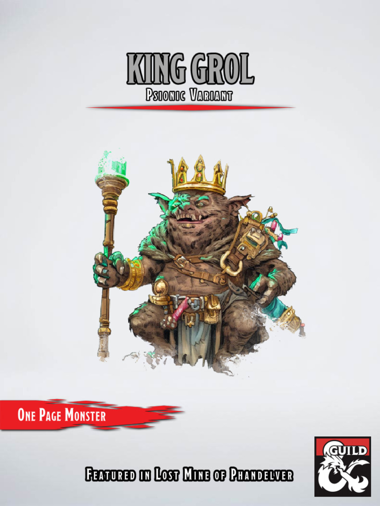 Goblin - King Grol | PDF