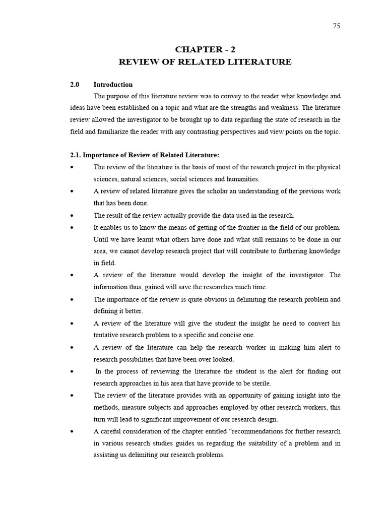 Literature Review on Visual Impairment | PDF | Visual Impairment ...