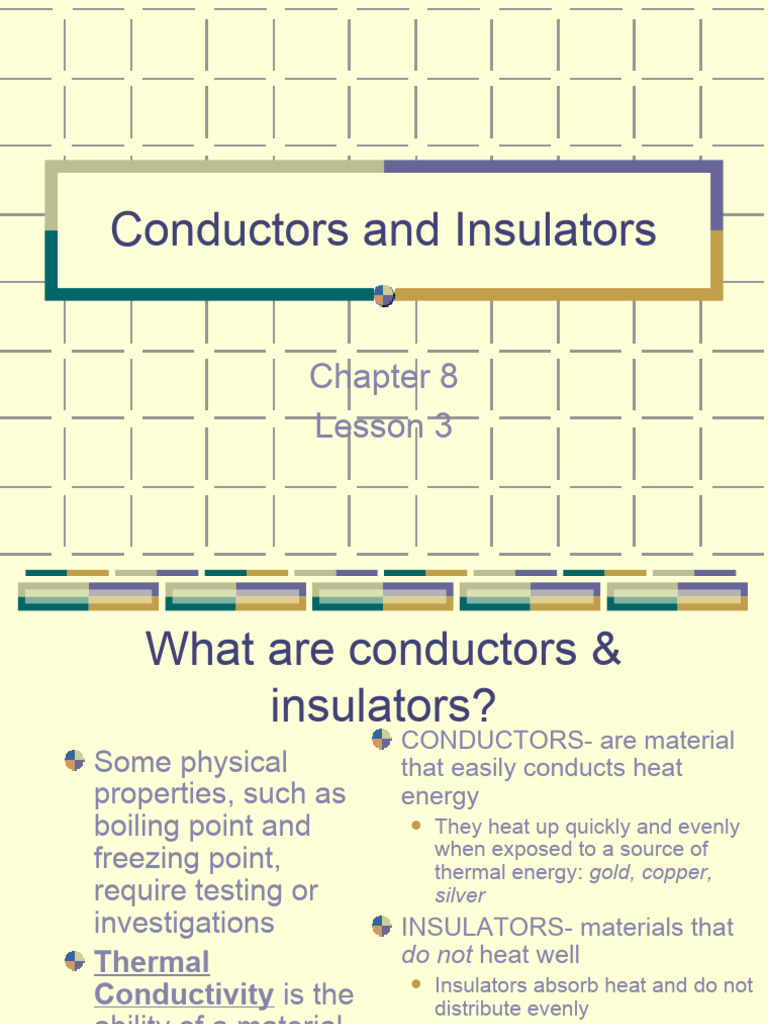 Conductors vs. Insulators Explained | PDF