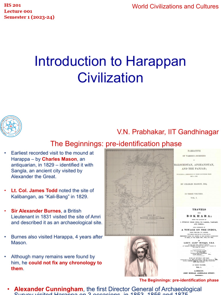 Day 002 Introduction To Harappan Civilization | PDF