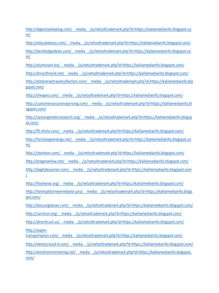 Daftar Backlink Redirect | PDF