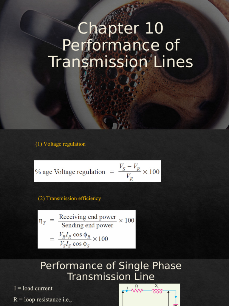 T and D PPT (Chapter 10) | PDF | Electric Power Transmission | Capacitor