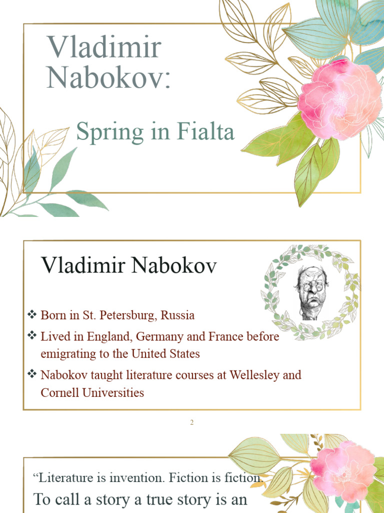 Spring in Fialta | PDF
