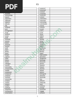 C1 CEFR Vocabulary Word List - Words for Advanced Students 2 | PDF