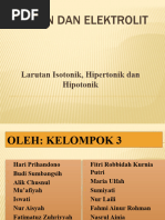 Larutan Isotonik, Hipotonik, dan Hipertonik | PDF | Sains & Matematika