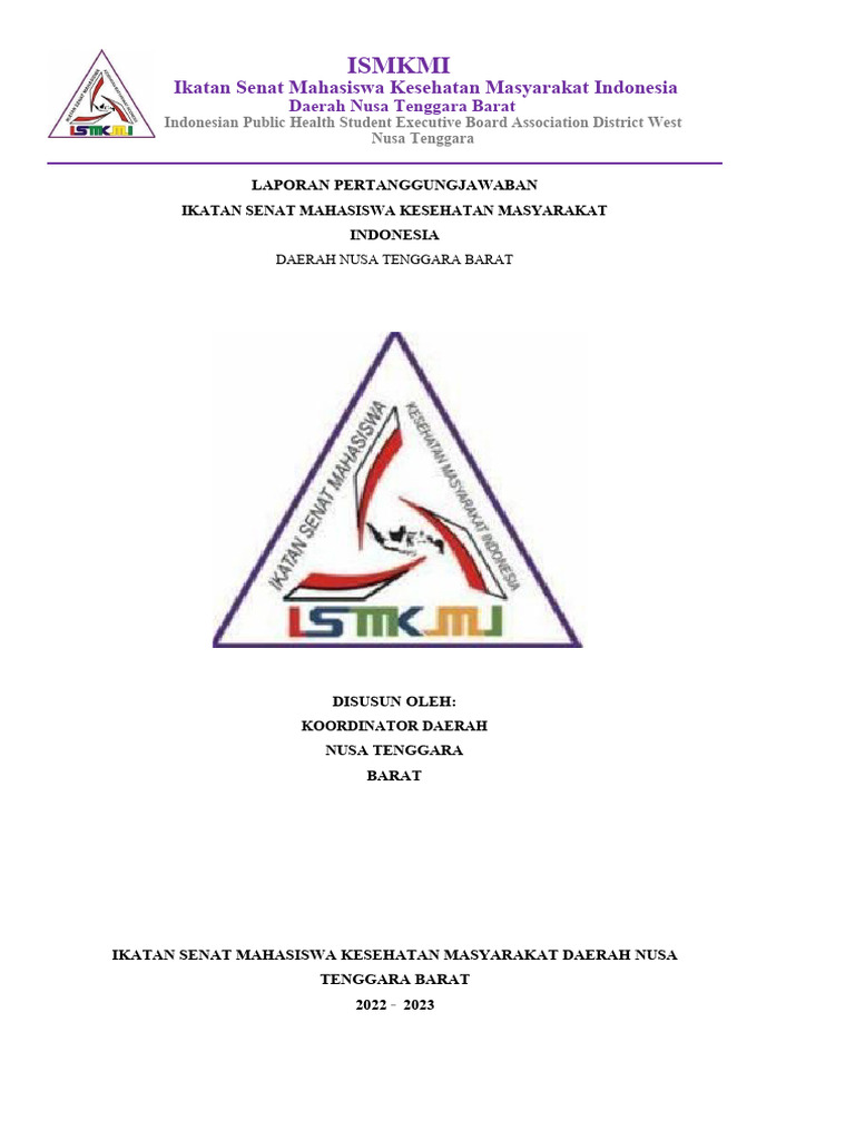 LPJ ISMKMI NTB 2022-2023 New | PDF | Pengembangan Diri | Kesehatan Holistik