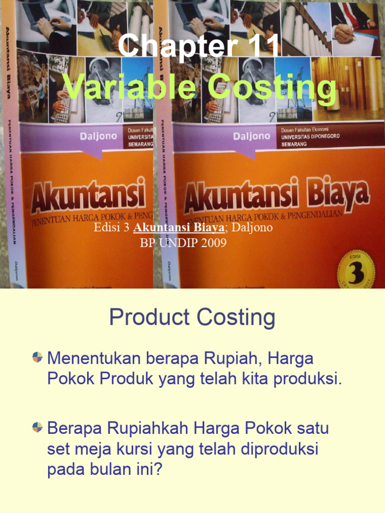 Bab 11 Variable Costing | PDF