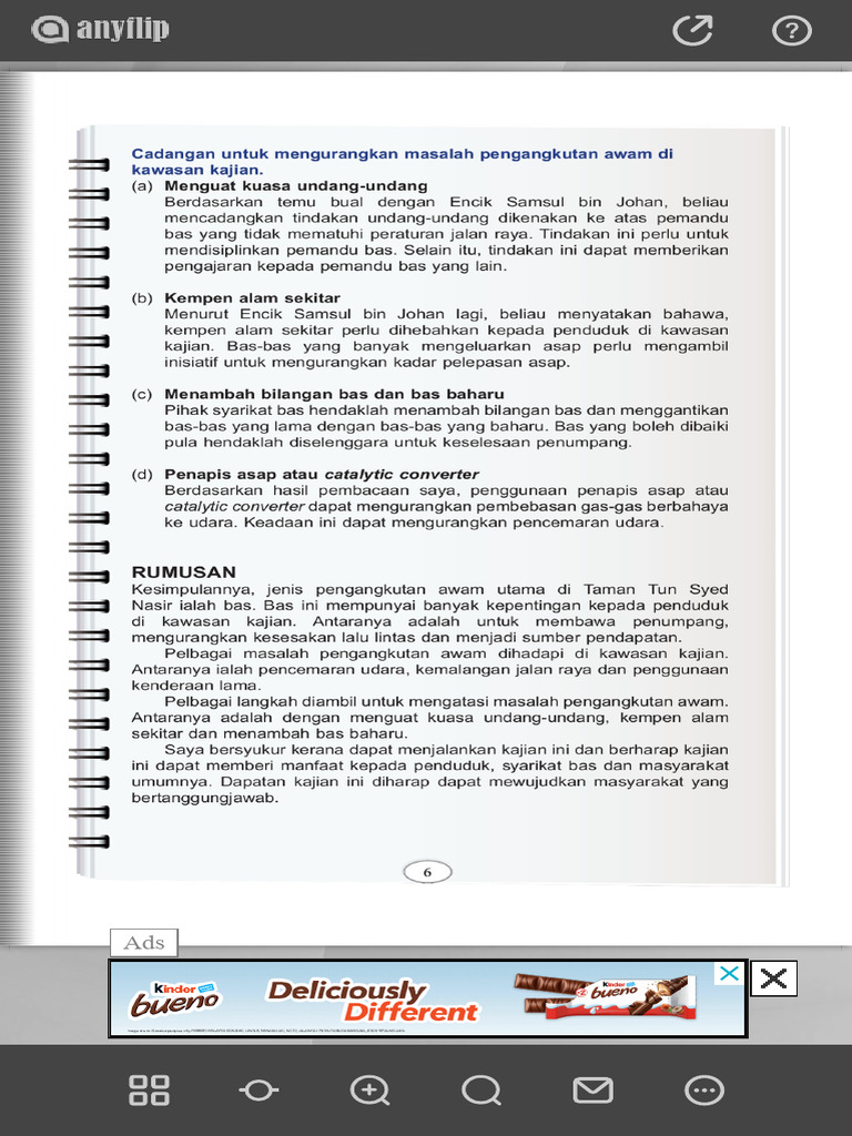 Contoh Kerja Kursus Geo Tingkatan 2 | PDF