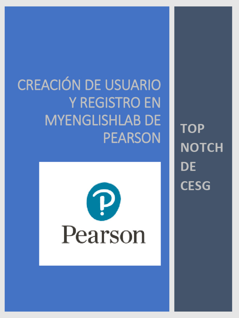 Manual de Myenglishlab | PDF