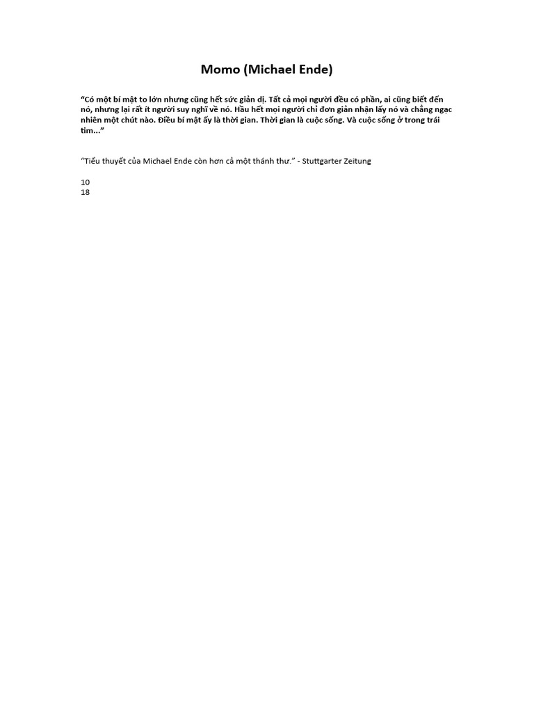 Momo | PDF