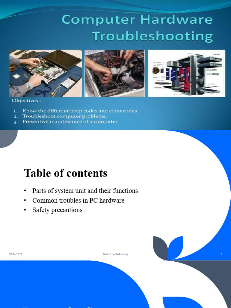 Basic Troubleshooting Pdf