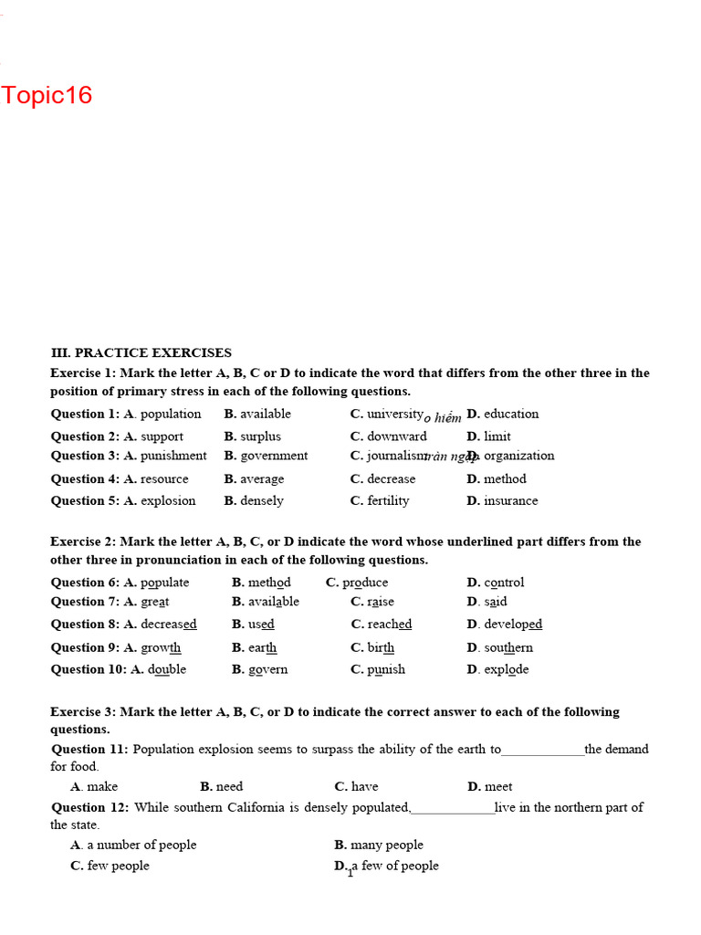 IN BÀI TẬP ANH 12 | PDF | Intelligence (AI) & Semantics | Artificial Intelligence