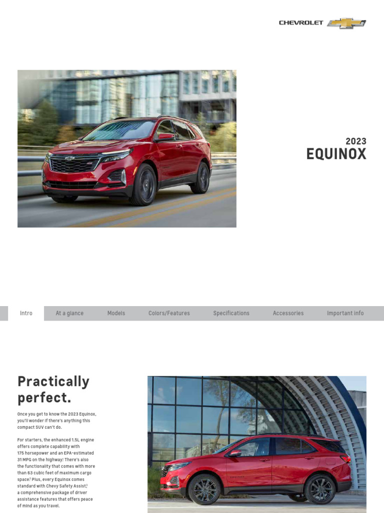2023 Chevrolet Equinox Brochure | PDF