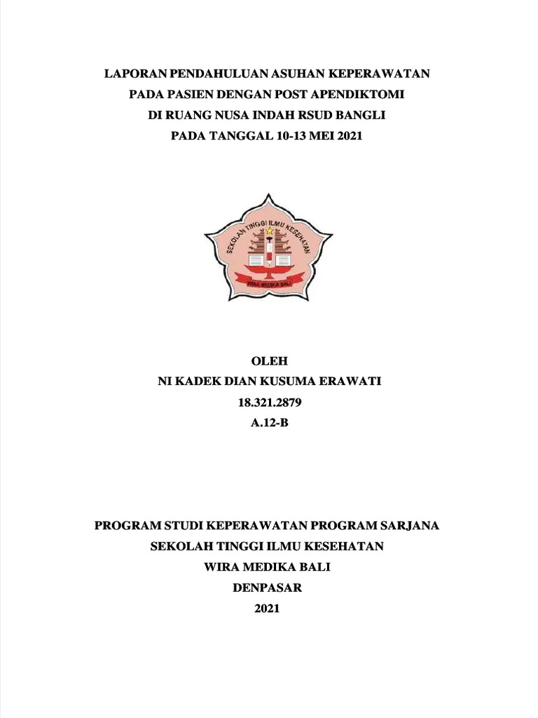 Apendiktomi | PDF | Wellness | Science & Mathematics