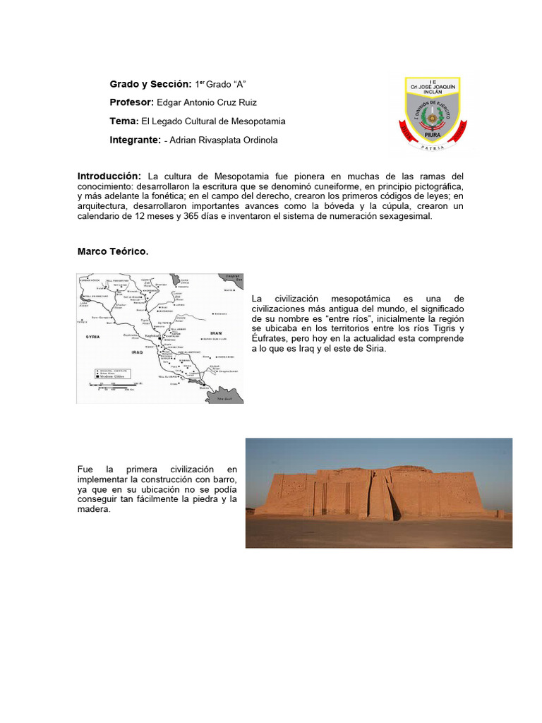 El Legado de Mesopotamia | PDF | Mesopotamia | Babilonia