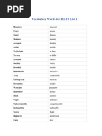 Advanced English Vocabulary List With Meanings & Examples | PDF | Adjective