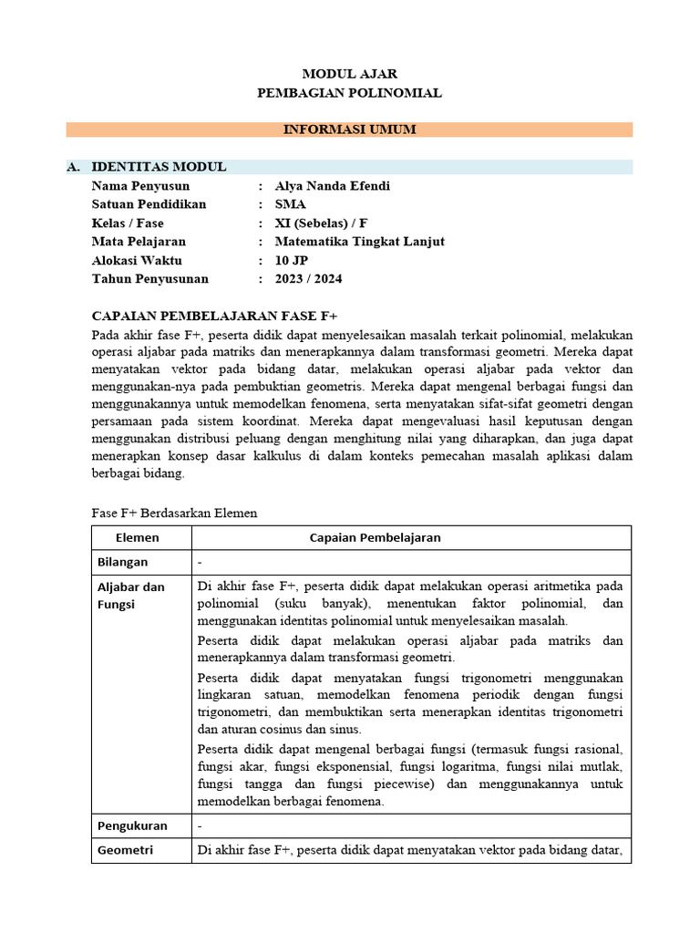 MTK TL 11 - Bab 2 Sub Bab 3 | PDF