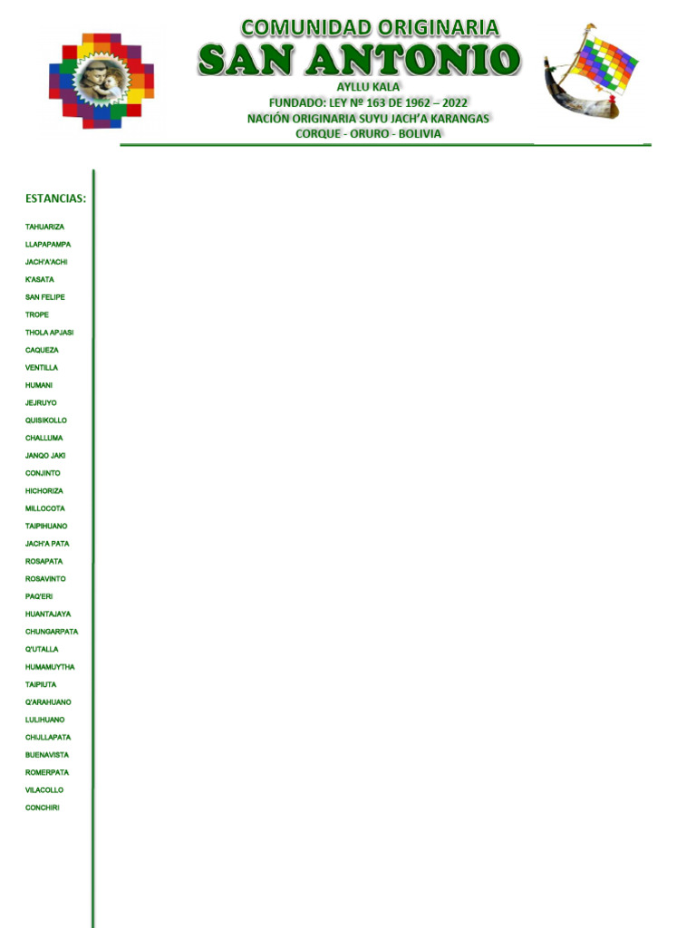 Hojas Membretadas para Instituciones en Bolivia | PDF