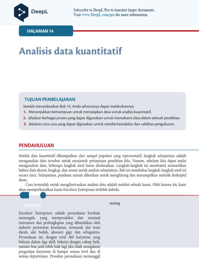Chapter 14 Quantitative Data Analysis Id Pdf