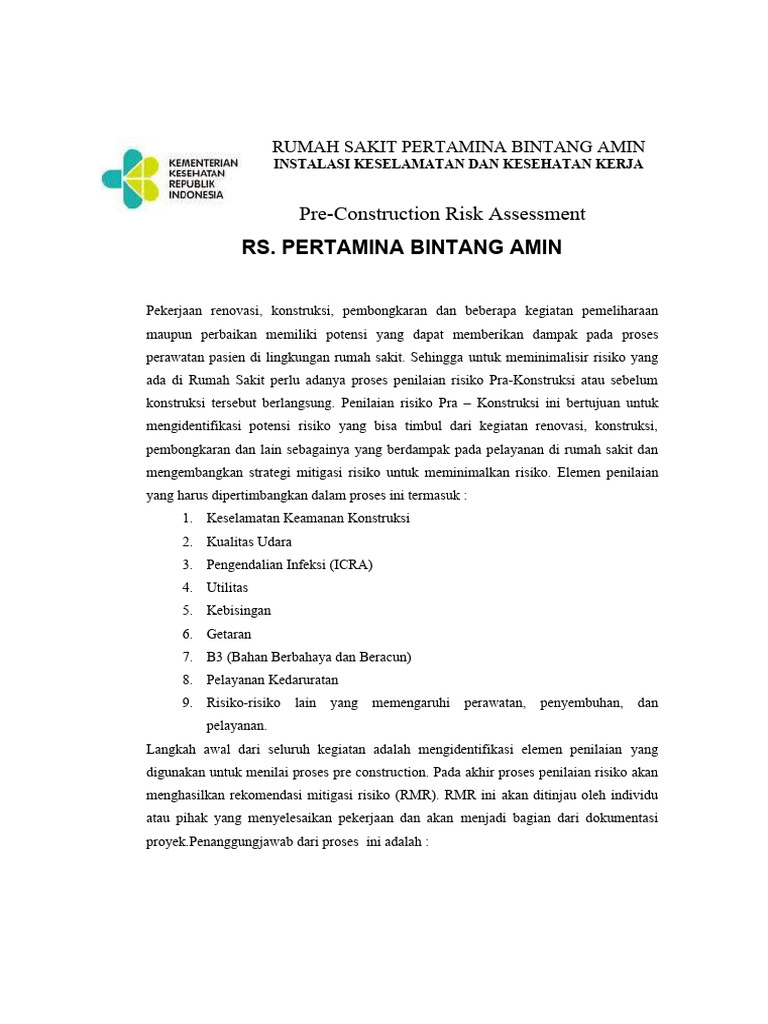 424254507-contoh-PCRA | PDF