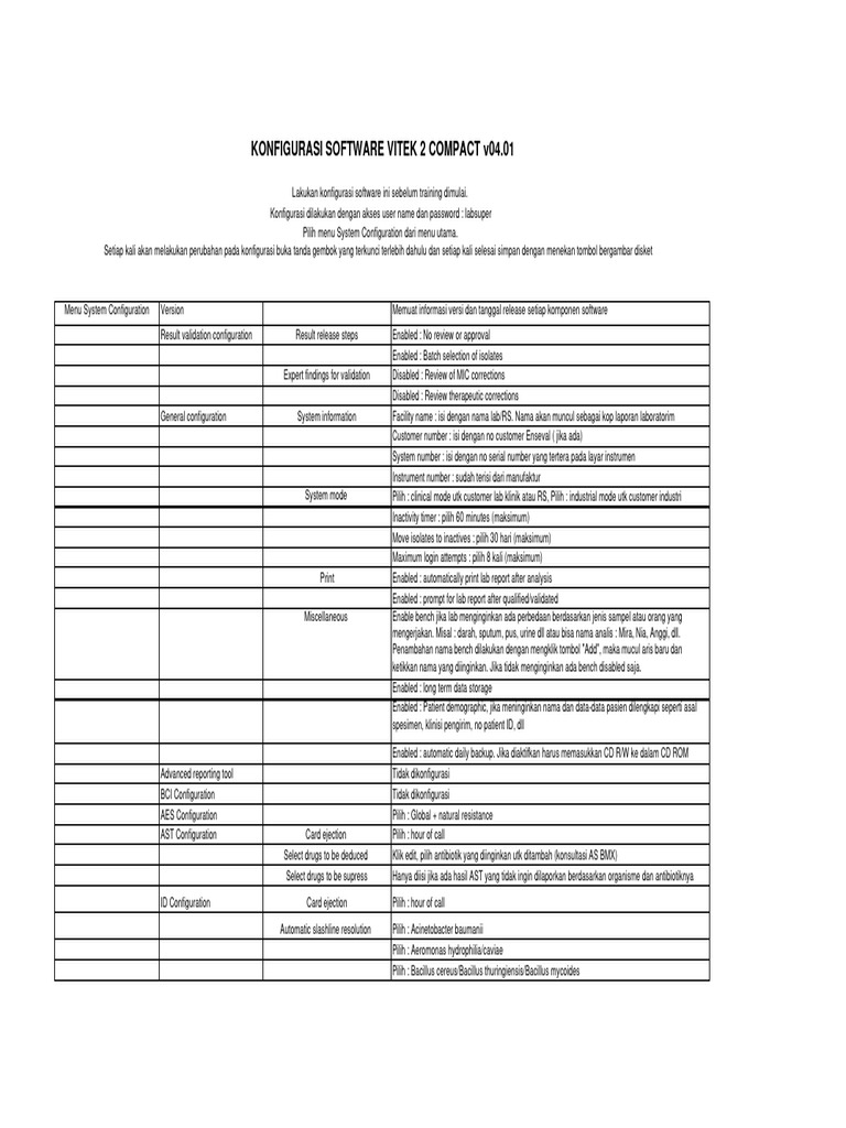 4.configuration V2C INSTALL BARU v04.01 | PDF