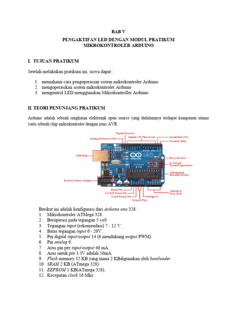 Job SMK 2 Prak Modul Arduino 1 | PDF