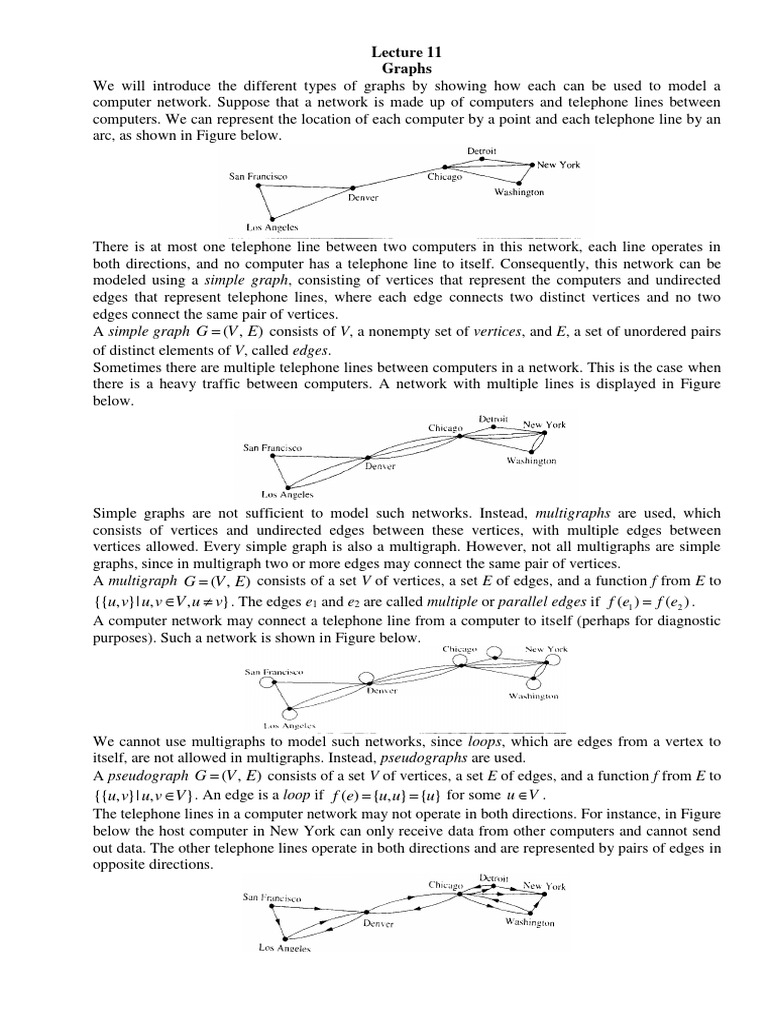 Lecture 14 - DM | PDF | Vertex (Graph Theory) | Graph Theory