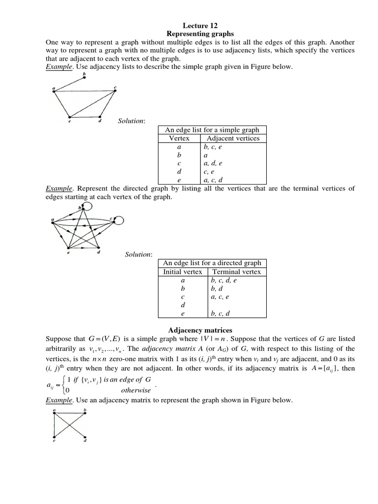 Lecture 15 - DM | PDF | Vertex (Graph Theory) | Theoretical Computer Science