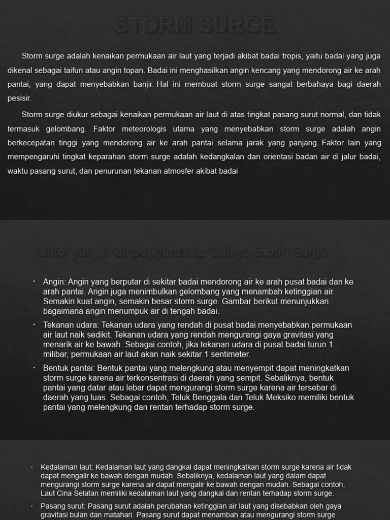 Storm Surge | PDF