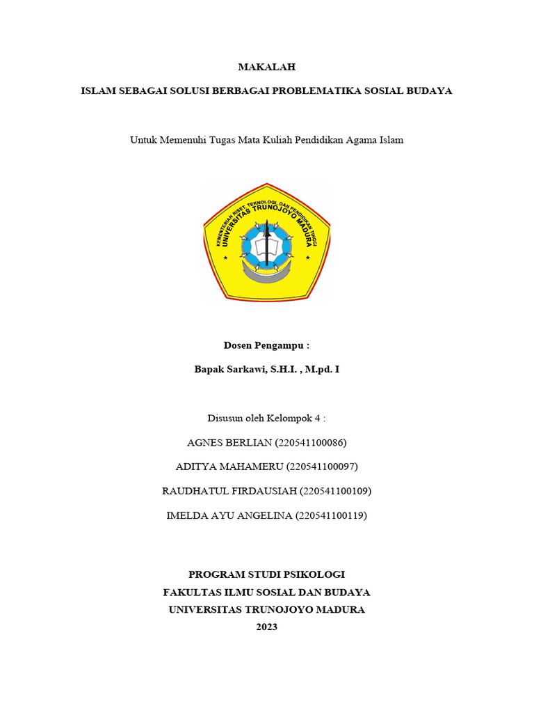 Makalah Pai Kel.4-1 | PDF