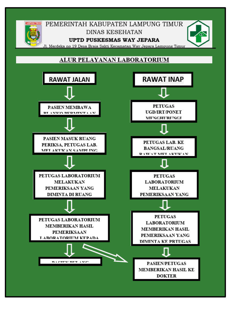 ALUR PELAYANAN LABORATORIUM 40x60 | PDF