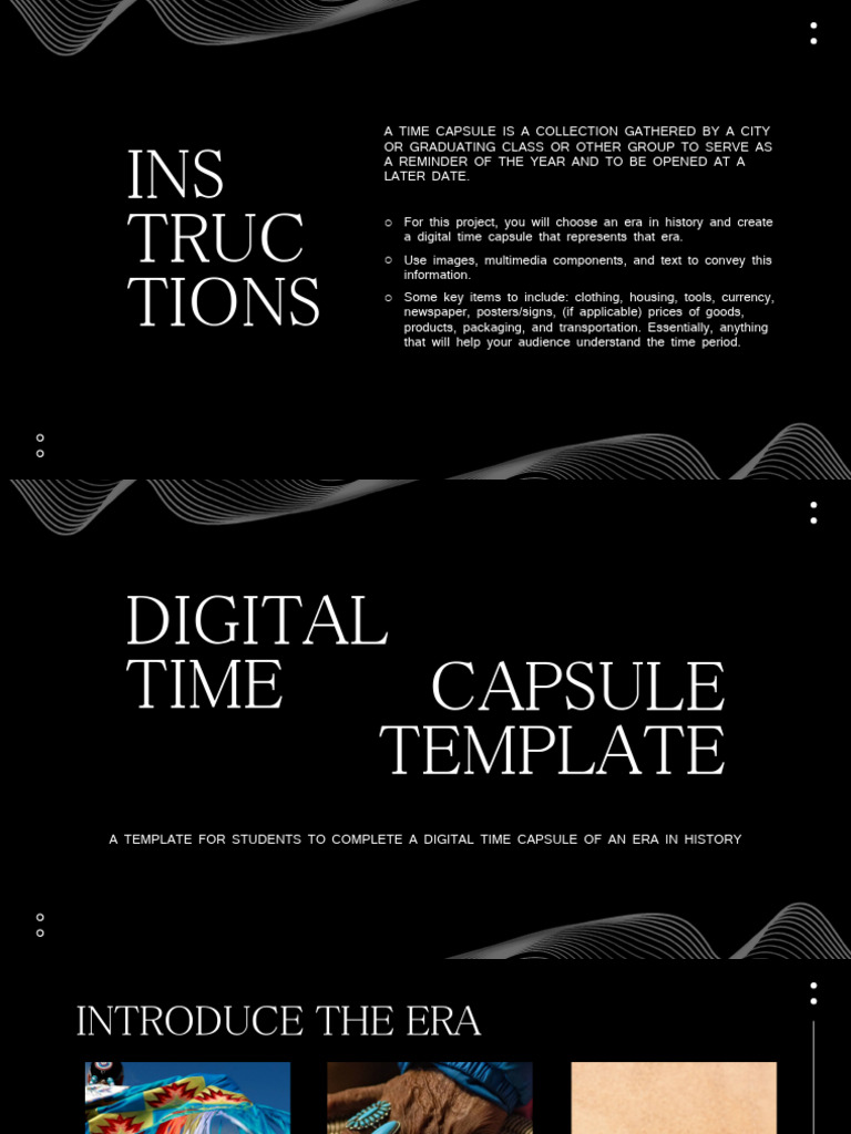 Digital Time Capsule Project Guide | PDF | Image | Human Communication