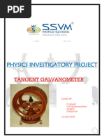 To Study The Earths Magnetic Field Using A Tangent Galvanometer | PDF ...