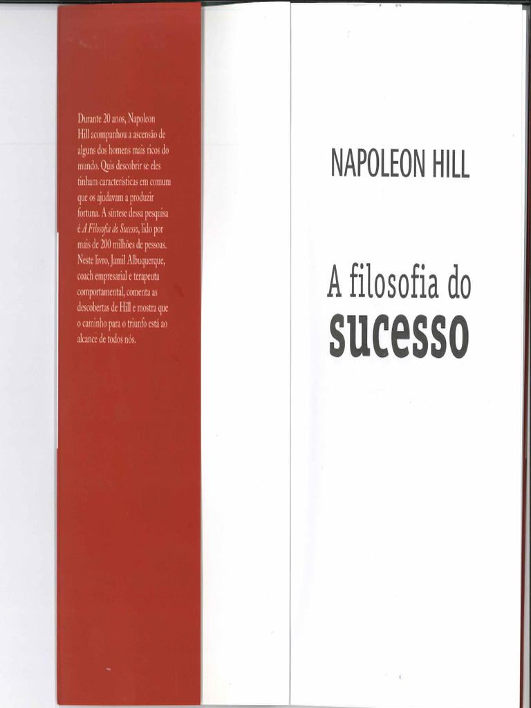 Napoleon Hill - A Filosofia Do Sucesso | PDF
