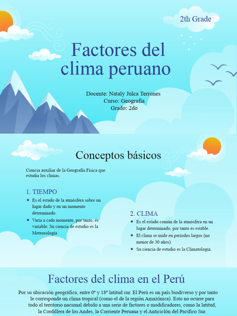Factores Del Clima Peruano | PDF