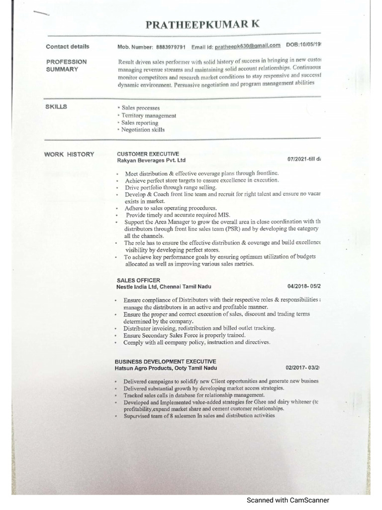 Pratheep Kumar | PDF