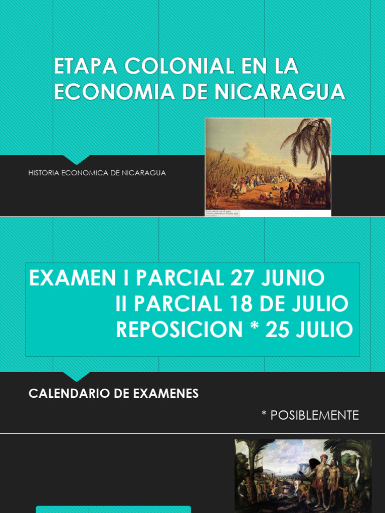 Etapa Colonial en La Economia de Nicaragua II | PDF | Feudalismo ...