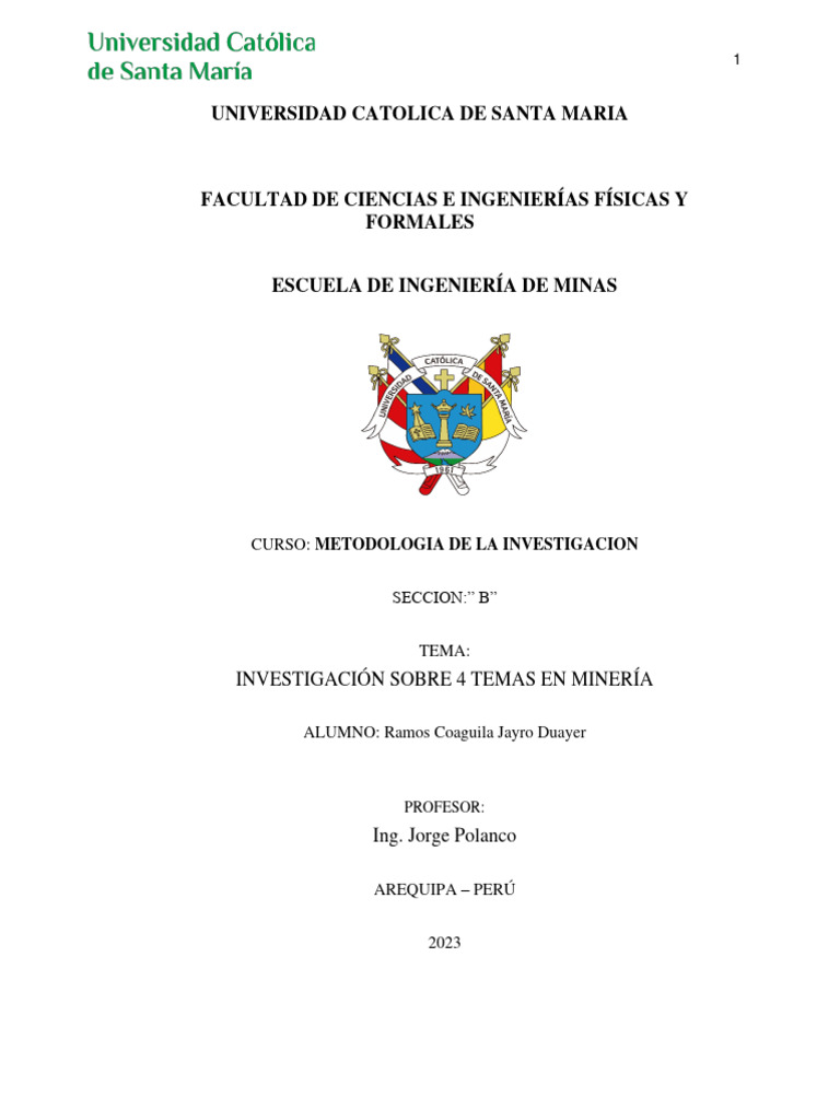 Ramos Coaguila Jayro Duayer- metodologia de la investigacion | PDF Ramos Coaguila Jayro Duayer- metodologia de la investigacion | PDF