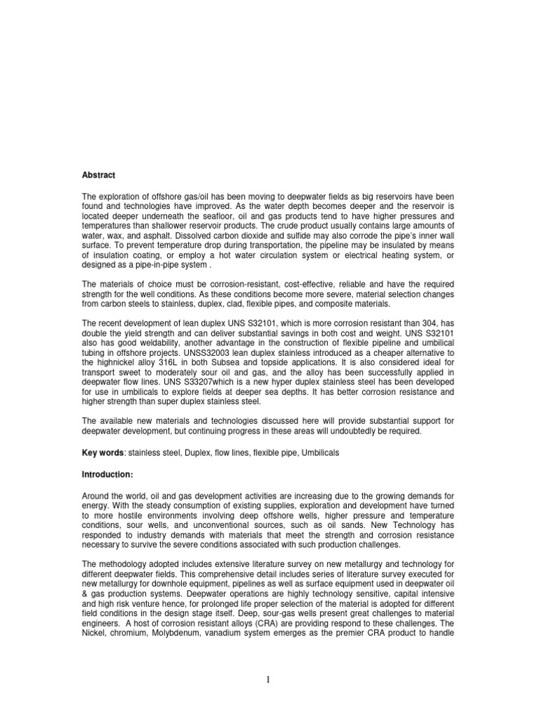 428088121 ONGC Paper on Lean DSS PDF (1) | PDF | Stainless Steel | Pipe ...