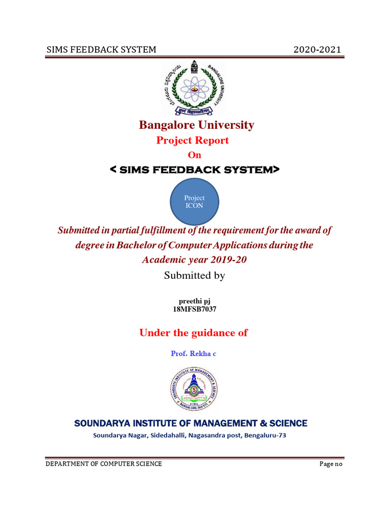 5sem-Project Final Report | PDF